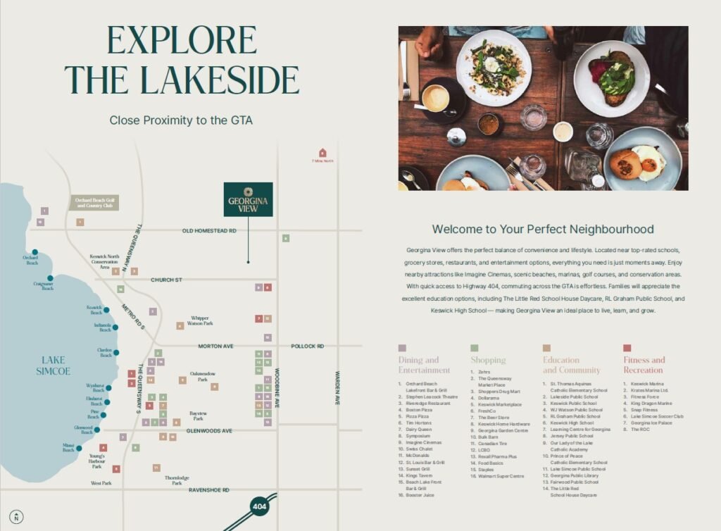 Georgina View Homes | Keswick Georgina | Greenpark Group | Treasure Hill
